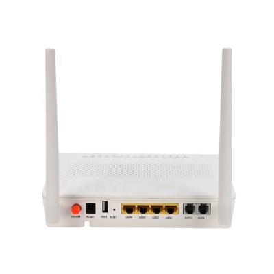 China Dual Band WiFi GPON ONU Router 1.244Gbps Uplink 2.488Gbps Downlink with 4 Gigabit Ports for sale