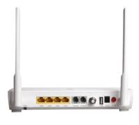 China ZTE ZXHN F688 GPON ONT with 4 Gigabit Ports, 2 POTS, CATV and Wi-Fi - 12W Power Consumption, 370x175x115mm for sale