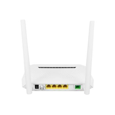 China GPON EPON ONU Router 4GE CATV WiFi 20KM Transmission 130x100x37mm for sale