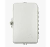 China 2 Ports Optical Fiber Terminal Box 167x102x37mm UPC APC Adapter FTTH for sale