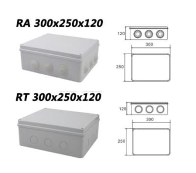 China RoHS Waterproof 12 Port Fiber Termination Box IP67 Solar Combiner Box 300x250x120mm ABS Plastic Enclosure for sale
