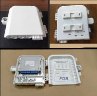 China Dustproof FTTH 8 Cores Fiber Optic Terminal Box 210x220x55mm IP65 Wall Pole Mounting for sale