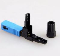 China 7g Blue FTTH SC PC Fiber Optic Fast Connector 50.5mm with ≤0.25dB Insertion Loss IEC61754 Compliant for sale