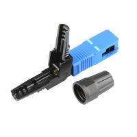 China Square 60mm FTTH SC Fast Connect Fiber Connectors with ≤0.25dB Insertion Loss and 97% Assembly Success Rate for sale