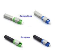 China Type C SC APC 50mm Field Assembly Optical Fiber Fast Connector for FTTH Networks with 0.25dB Insertion Loss for sale