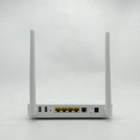 China GPON ONU ONT 12V 1.5A FTTH WiFi Router 2.4GHz 5GHz 1GE 1TEL HK718 for sale