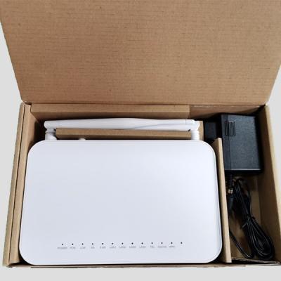 China Dual-Band GPON ONU ONT with 2.4G/5G WiFi, 4 Gigabit Ports, VoIP & USB - 867Mbps Speed, 20KM Range for sale