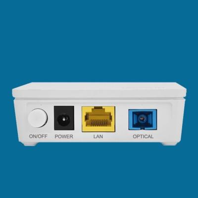 China FTTH 1GE Bridge XPON ONT HK110 with 2.488Gbps Downlink, 20KM Transmission, GPON/EPON Dual Mode for sale
