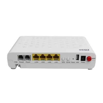 China ZTE F660 V5 GPON ONU with 4 Gigabit Ports, 2 Telephone Lines, and 2.4GHz WiFi for FTTH Networks for sale