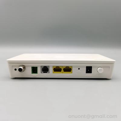 China 1FE XPON ONT Modem with 1GE+1FE+1POTS+CATV - Dual Mode GPON/EPON FTTH Network Terminal 20KM Range for sale