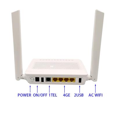 China Huawei HS8546V GPON ONU WiFi Router 4GE 1POT 2USB Dual Band 2.4G 5G FTTH for sale