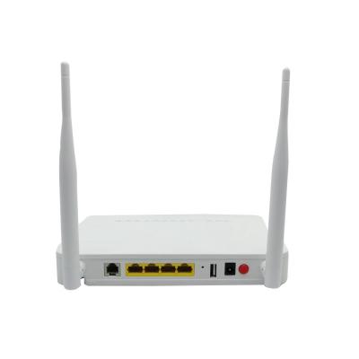 China ZTE ZXHN F670L Dual-Band GPON ONT with 4× Gigabit Ports, 2.4G/5G WiFi, and VoIP Support for FTTH Networks for sale