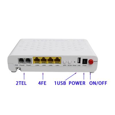 China ZTE F660 V5.0 GPON ONU 4FE 2TEL WiFi Router FTTH Fiber ONT 2.5Gbps for sale