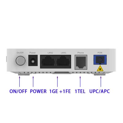 China FiberHome AN5506-02B GPON ONU ONT 1GE 1FE 1TEL FTTH FTTB FTTX Network Router for sale