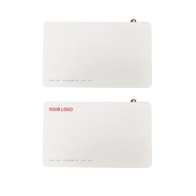 China 1GE 1FE GEPON ONT Modem English Firmware FTTH Router Modem With Wifi for sale