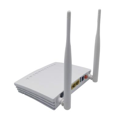 China HG130Z XPON ONU Router with 1GE 3FE Ports, 2.4GHz WiFi 5dBi Antenna and Telephone Support for sale