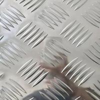 China Embossed Aluminum Sheet  1060 5052  Aluminum Plate With Five Rib Pattern for sale