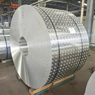 China 6.5mm Embossed Aluminum Sheet Anti Slip Surface 6A02 Perforated Aluminum Sheet for sale
