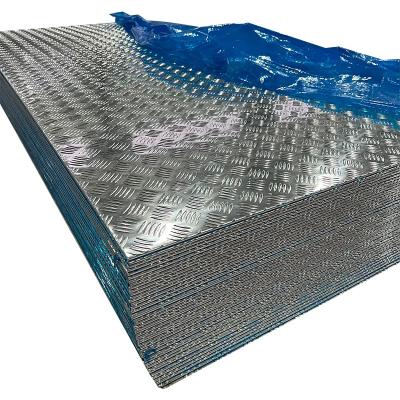 China Diamond Embossed Aluminum Sheet Highly Durable 5052 Embossed Aluminum Plate for sale