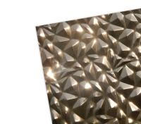 China PVD Mirror Ss Perforated Sheet Stamped Finish Stamping 304 Stainless Steel Plate for sale