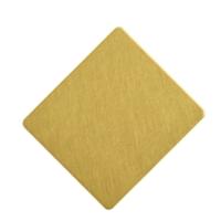 China Bronze Coating Stainless Steel Sheet Metal Flat Shape 304 316L 100micron PVC for sale