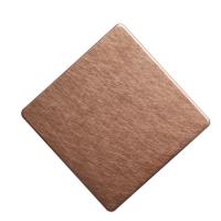 China Bronze Coating Stainless Steel Sheet Metal Flat Shape 304 316L 100micron PVC for sale