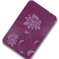China 2b Finish Embossed Stainless Steel Sheet 3mm 430 Laminated Ss Decorative Sheets for sale