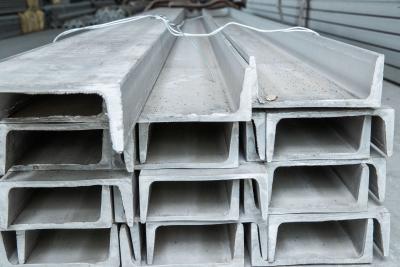 China Roofing Tiles AISI SS U Channel PVDF Coated 304 Bending For Building Structure for sale