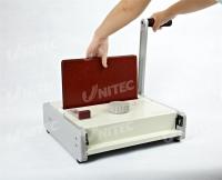 China Power Save Manual Operation Comb Binding Machine For Documents UB100 for sale