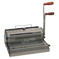 China WB-2220 Wire Manual Binding Machine Two Handle Electric Punching Holes for sale