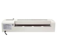 China Hot And Cold Lamination, Easy Operation, 4 Rollers Heating Lamp Pouch Laminator for sale