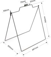 China Folding A Real Estate Realtors Sidewalk Frame 687x765MM for sale
