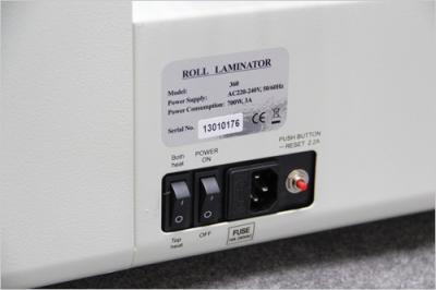 China 220V/50 Hot and cold lamination, easy operation, 4 rollers heating lamp pouch laminator for sale