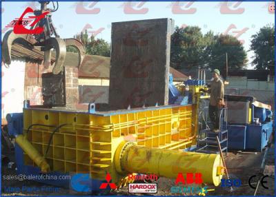 China Waste Vehicle Car Compactor Metal Baler Machine , Powerful Scrap Car Baler Y83-250UA for sale
