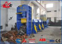 China PLC Automatic Control Hydraulic Shear Baler For Waste Vehicles / Bikes for sale