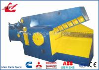 China Metal Hydraulic Alligator Shear 120 Ton Cutting Force With Safety Cover for sale
