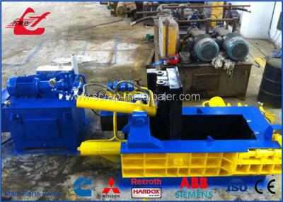 China Aluminum Cans Scrap Baler Machine Hydraulic Metal Baler With Turn Out Discharging​ for sale