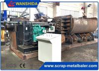 China Scrap metal baling press machine with feeding grab for waste aluminum profile light scrap metal for sale