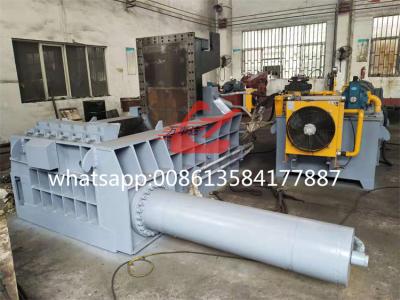 China 200 Ton Hydraulic Metal Scrap Compactor Baling Machine with PLC Control for sale