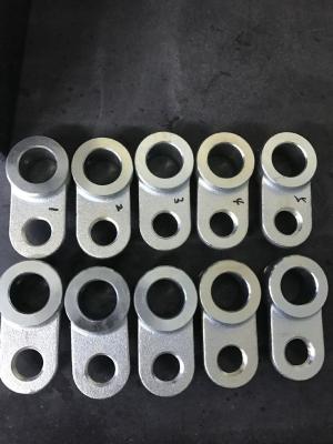 China Custom Made Forged Detent Pin Holder Parts in Q235 Steel with Galvanized Surface and +/-0.1mm Tolerance for sale