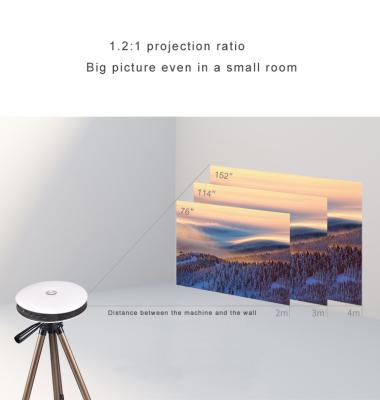 China Custom Digital Movie Hd 720p WXGA Led Projector 4k 3D DLP Office UFO Shaped for sale