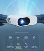 China Portable Commercial Movie DLP Cinema Projector 510ansi DMD Chip for sale