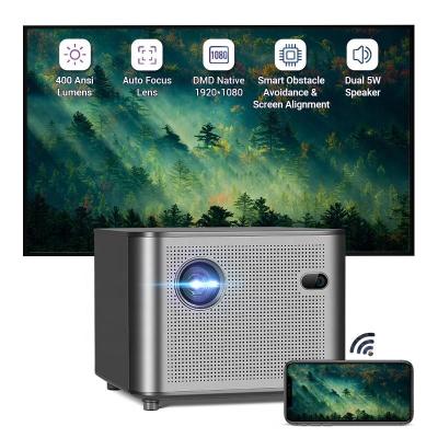 China Airplay 4K WiFi Mini Pico Projector Bluetooth 400 ANSI 1080P 30DB for sale