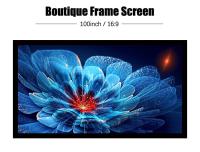 China Indoor Short Throw Fixed LCD Projector Screen 4K Ultra HD 100inch For Cinema Theatre for sale