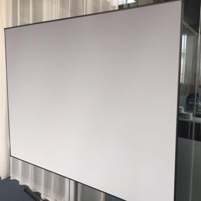 China HDM1 Retractable Movie Auditorium Projector Screen Nano Aluminum Alloy HD for sale