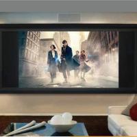 China Large Multimedia Interactive Projector Screen Pull Down For Classroom Customized for sale