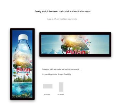 China RGB LCD Display Wall Mount Advertising Touch Screen Monitor 15.6 Inch ODM for sale