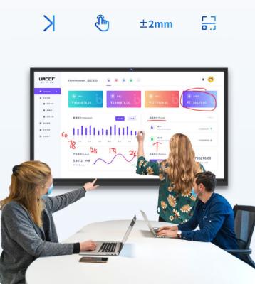 China Touchable Interactive LCD Screen Display Multimedia Teaching Machine 75Inch for sale