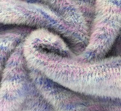 China Light Knitting Feather Yarn Soft Dyed Nylon Yarn For Hats for sale