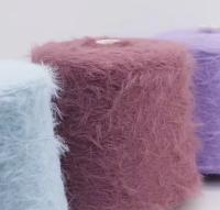 China 9 Gauge Fluffy Soft Feather Yarn Hand Knitting Comfortable  Knitting Yarn for sale